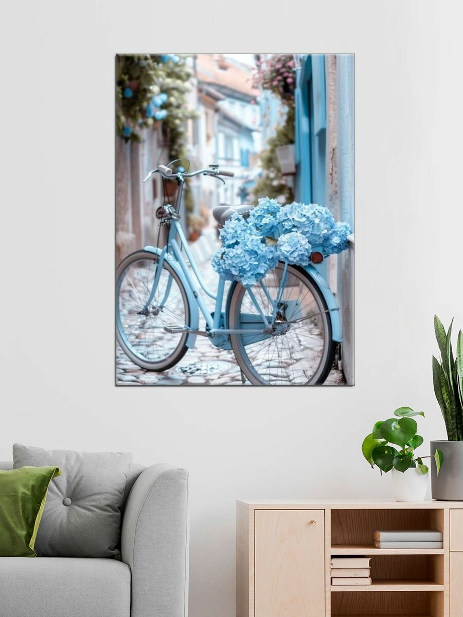 Картина на стену "Велосипеды", 50х70 см