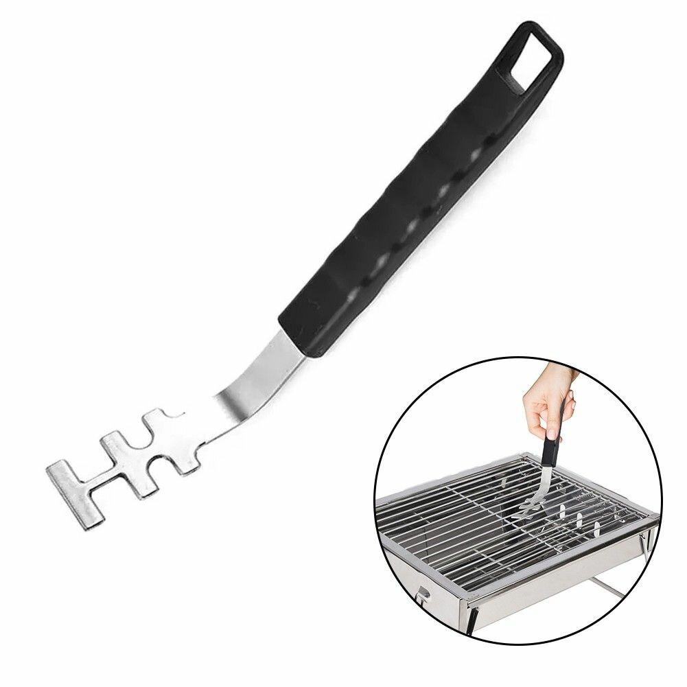Подъемник решетки для барбекю, противоожоговый подъемный инструмент для решетки, аксессуары для барбекю