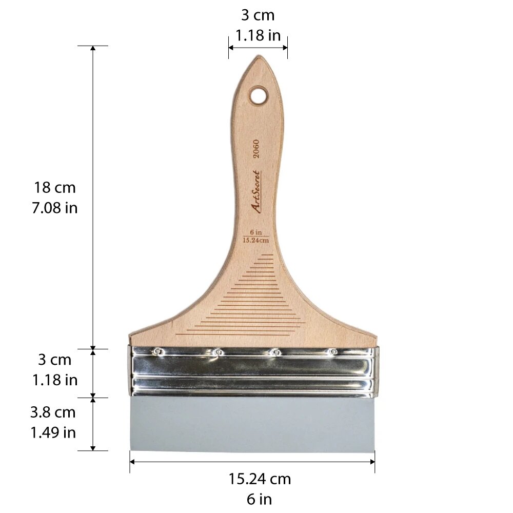 Artsecret Силиконовая кисть для рисования 6-8 дюймов 6 inch