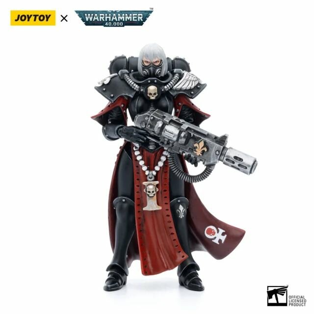 JOYTOY Warhammer 40K Adepta Sororitas Battle Sister Jurel, 1/18 Подвижная фигурка