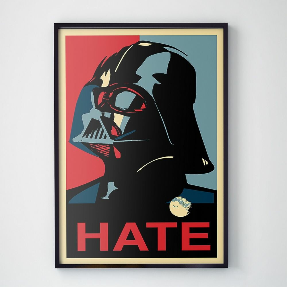 Плакат, постер Star Wars: Darth Vader, Звёздные войны: Дарт Вейдер на бумаге, размер 21х30см