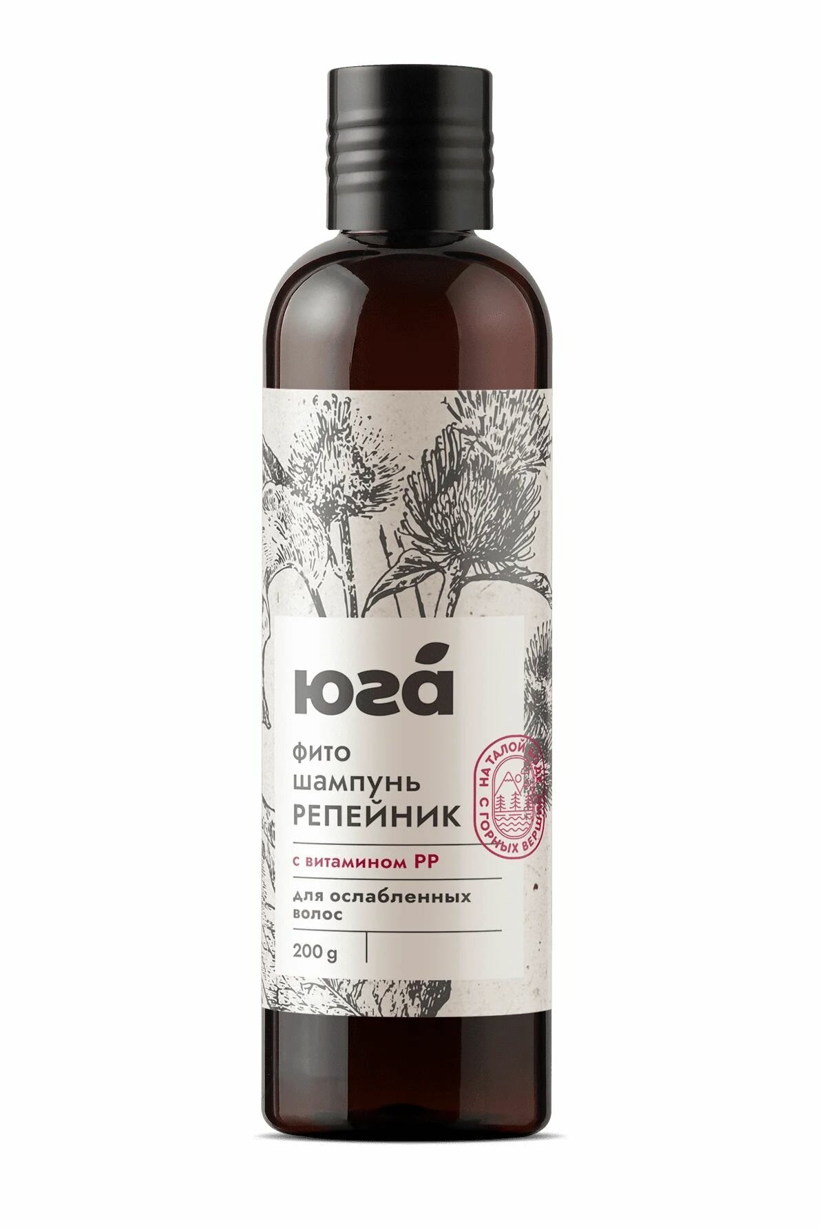 Фитошампунь Репейник и витамин PP, 200 г