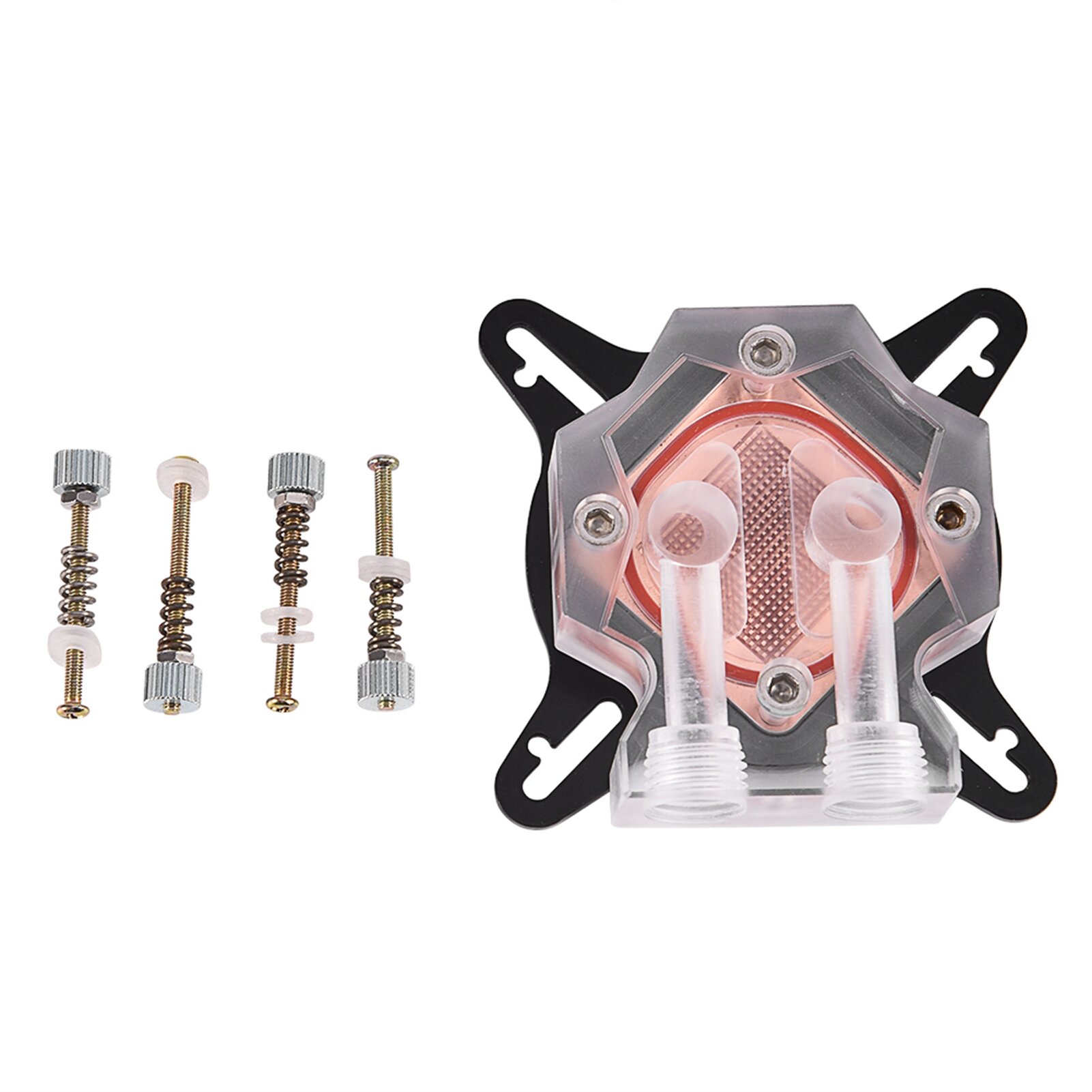 40MM Stainless Steel Buckle Holder Water Cooling Block, Universal Waterblock, G1/4 Thread for Computer PC GPU
