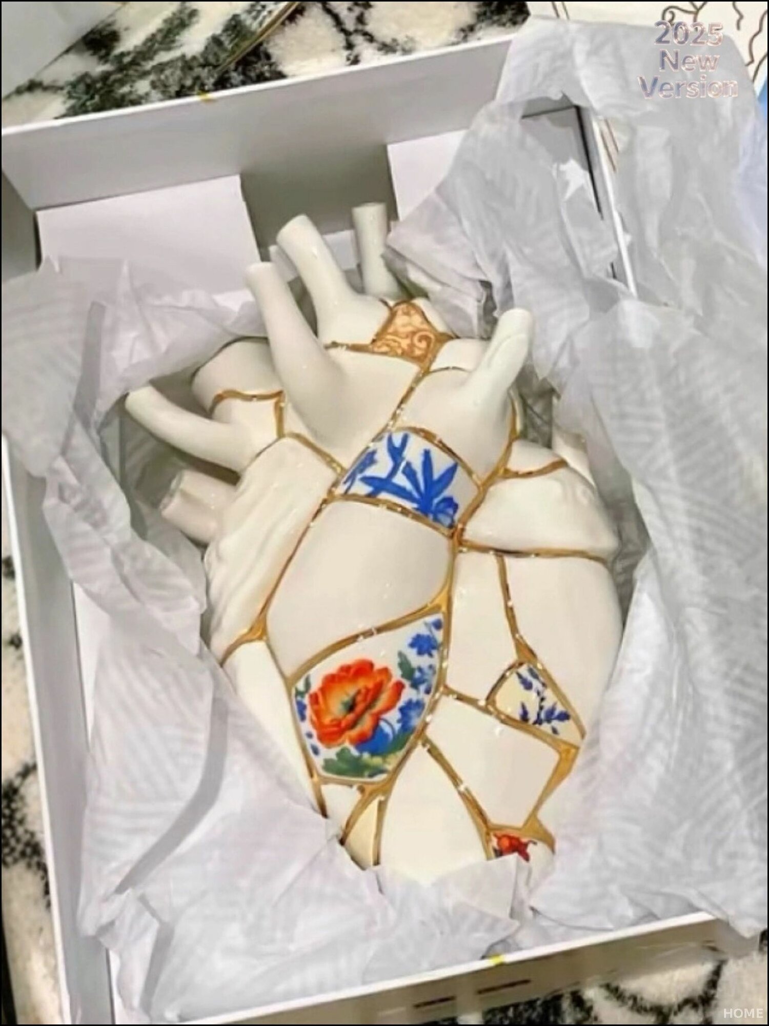 Эксклюзивная фарфоровая цветочная ваза 25 см