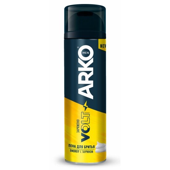 Пена для бритья Arko Men Energy, 200 мл