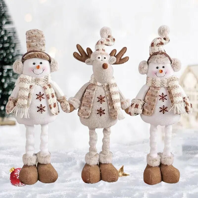 Coopeahen Игрушка под елку, Мягкая игрушка, 3шт, высота 60см, длина 20 см