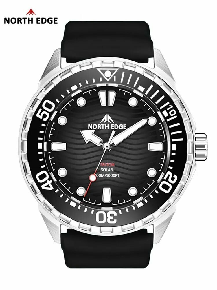 NORTH EDGE Спортивные часы, цвет черный