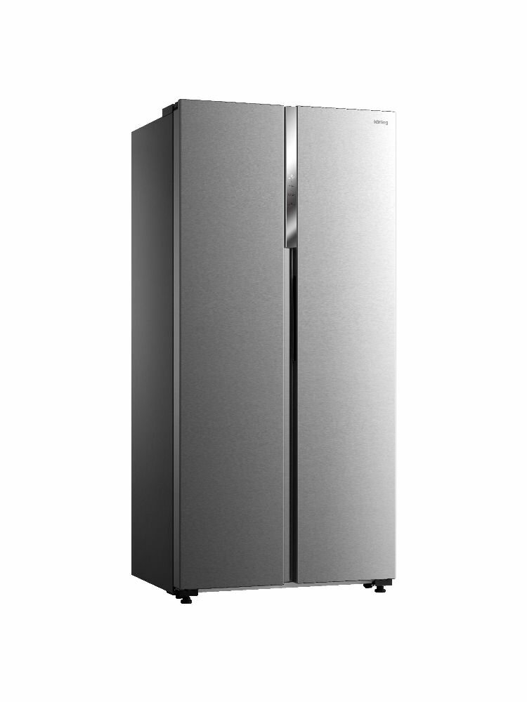 Холодильник Side-By-Side Korting KNFS 83414 Х, нержавеющая сталь