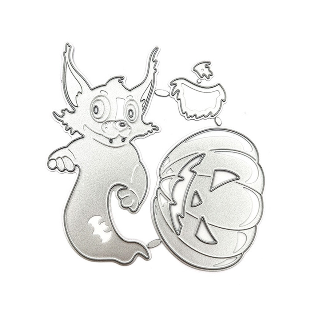 1Set Хэллоуин тыквенный кубик срезы плесень металлические варенье из дифтанируют режущие трафареты плесень