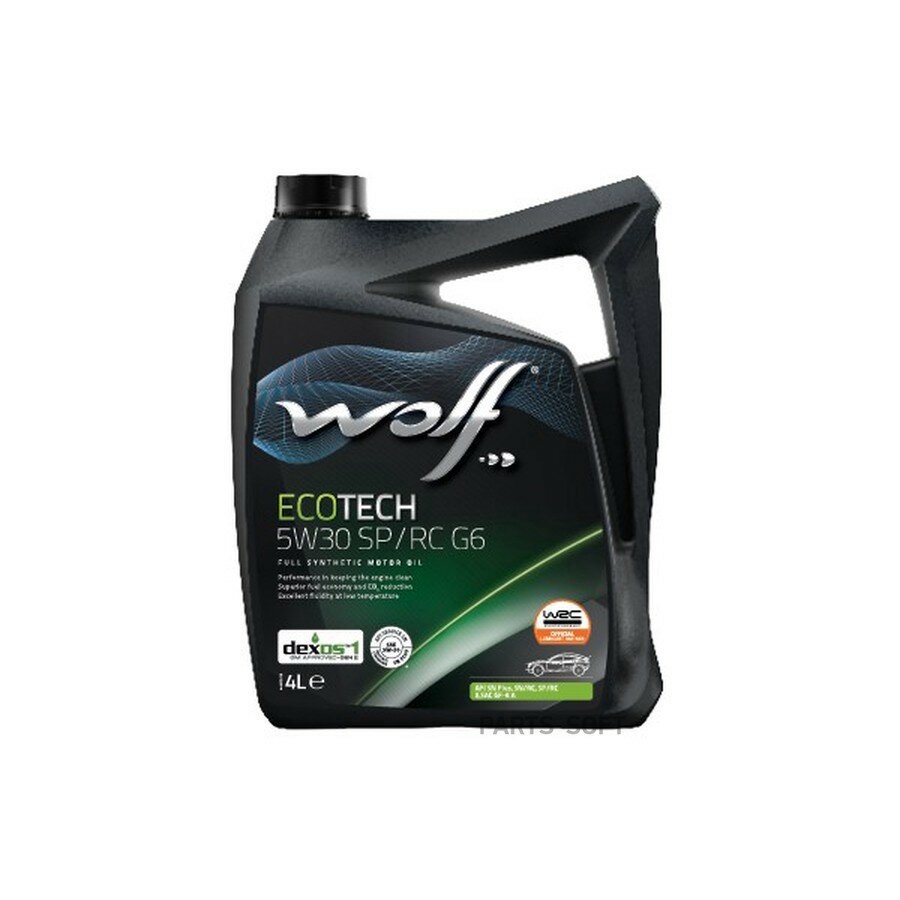 Масло WOLF ECOTECH 5W30 SP/RC G6 4л от официального дистрибьютора, WOLF OIL, артикул 1047292