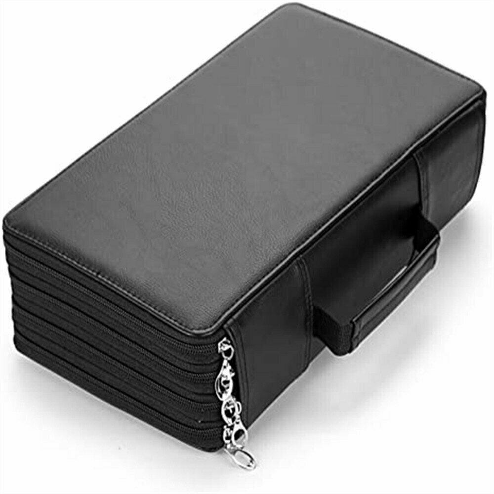 Пенал Amazon hot sale, искусственная кожа, 300 отверстий, черное