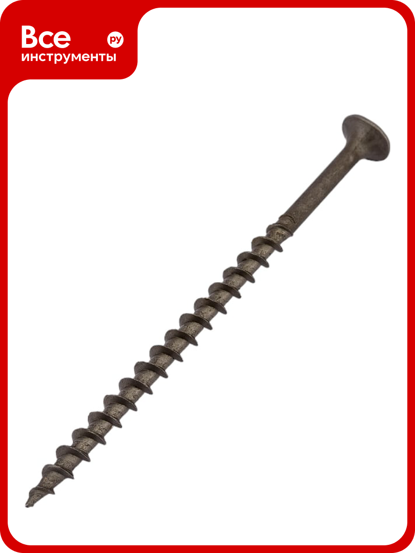 Саморез по дереву VIPКрепеж черный 4,2х70 к 98 шт 30125 VIP