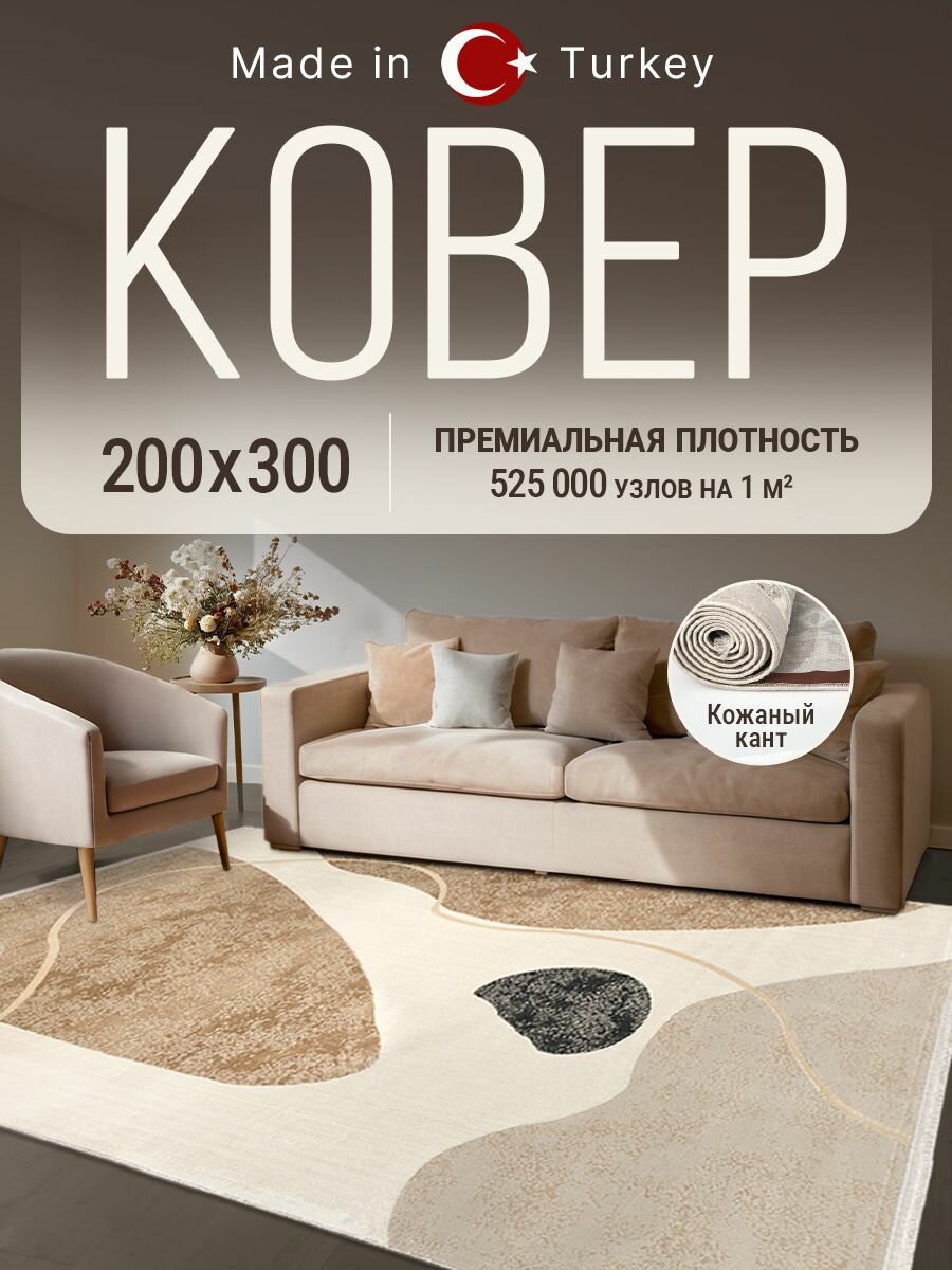 Ковер для комнаты на пол 200х300 см BARKS