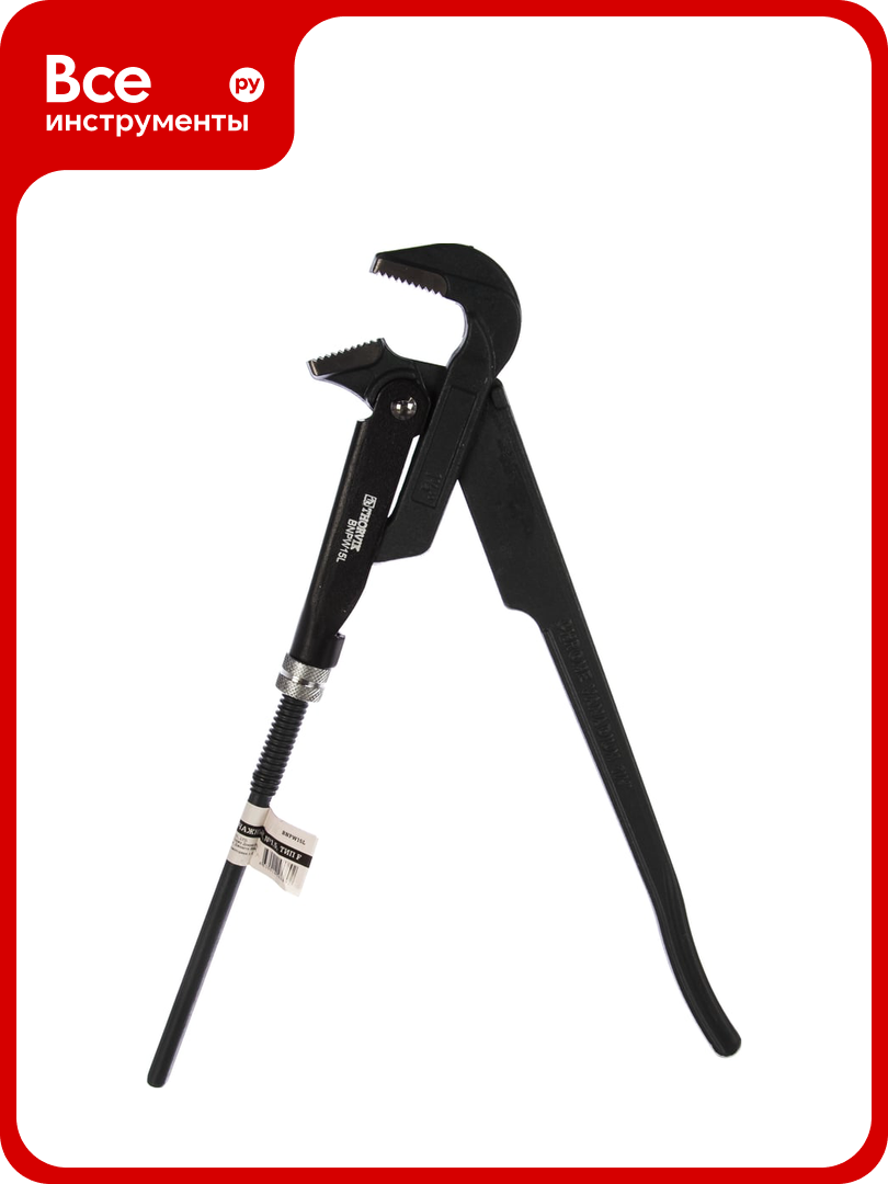 Трубный рычажный ключ Thorvik BNPW15L №2 52279 с трубами, рычажный механизм, рукоять и рабочая часть