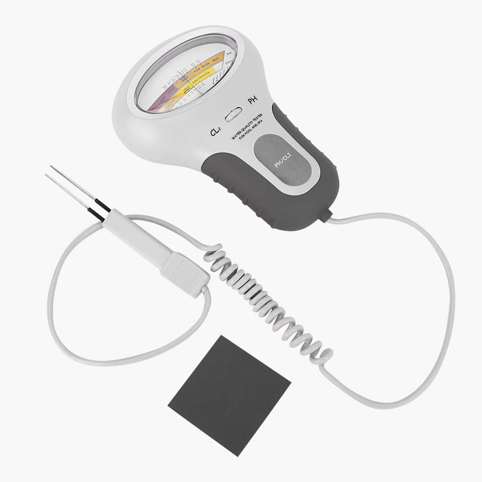 Измеритель качества воды в бассейне, тестер уровня хлора PH для точного измерения и мониторинга, прост в использовании и калибровке