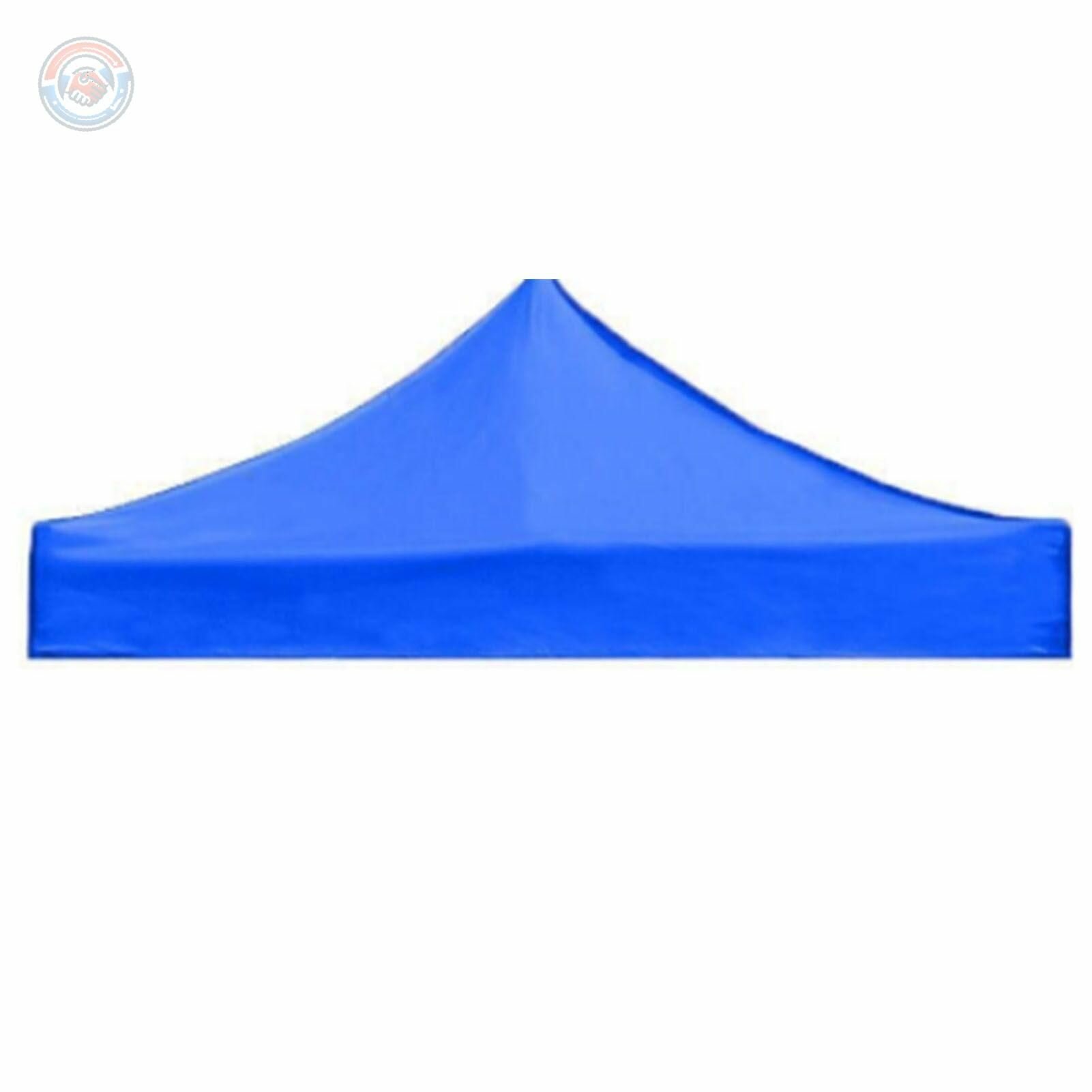 Навес из ткани Оксфорд 3х3 м синий складной устойчивый к УФ-излучению и влаге для защиты от солнца