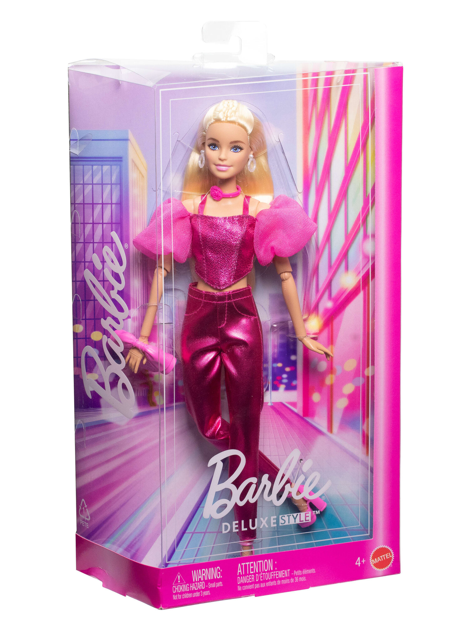 Кукла Mattel Barbie Deluxe Style JFP40 Блондинка в розовом корсете, с аксессуарами