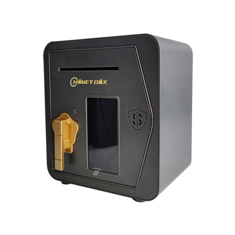 Электронная копилка с сенсорным экраном и паролем для детей с функцией автоматического всасывания купюр – игрушка-коробка для сбережений в безопасном стиле, пластик, 16,5 x 13 x 18 см