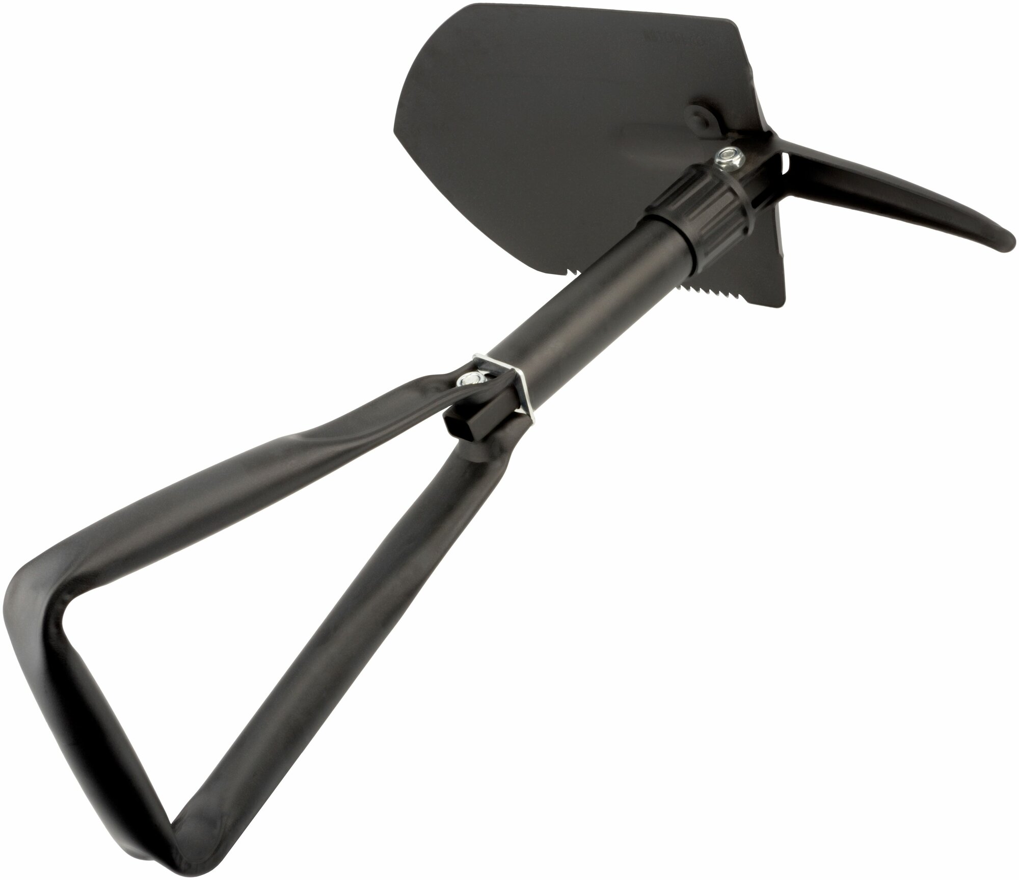 Лопатка автомобильная (L-580мм; складная; с киркой; в чехле) АвтоDело 44001