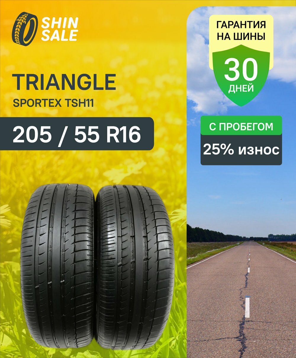 Летние БУ шины Triangle Sportex TSH11 205/55 R16 20.0% износ T0158575