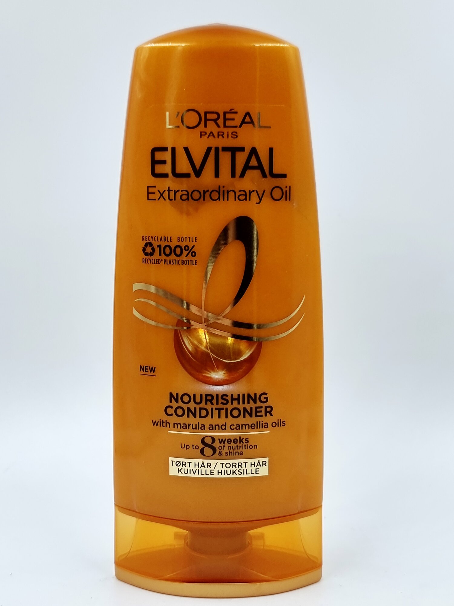 L'ORÉAL PARIS Кондиционер для волос Elvital Extraordinary Oil для сухих волос с маслом марулы и камелии 200 мл (Франция)