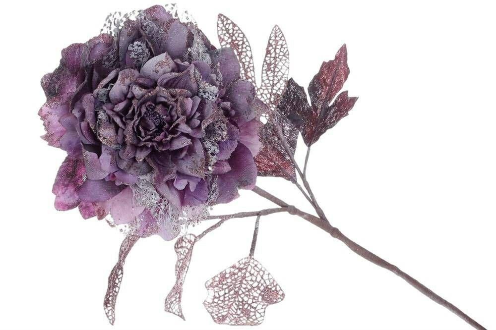 Искусственный цветок Country Artists "Пион", 66см, фиолетовый