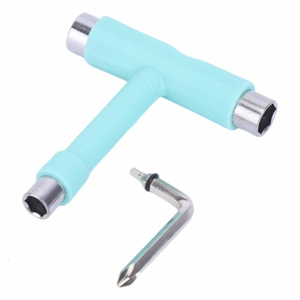 Т-образный ключ для скейтборда-мятно-зеленый