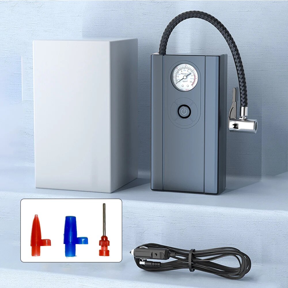 Мини-воздушный компрессор 12 В 150 фунтов на квадратный дюйм портативный электрический воздушный насос автомобильный насос для накачки шин для автомобиля мотоцикла велосипеда шины лодки мяч, Style 3