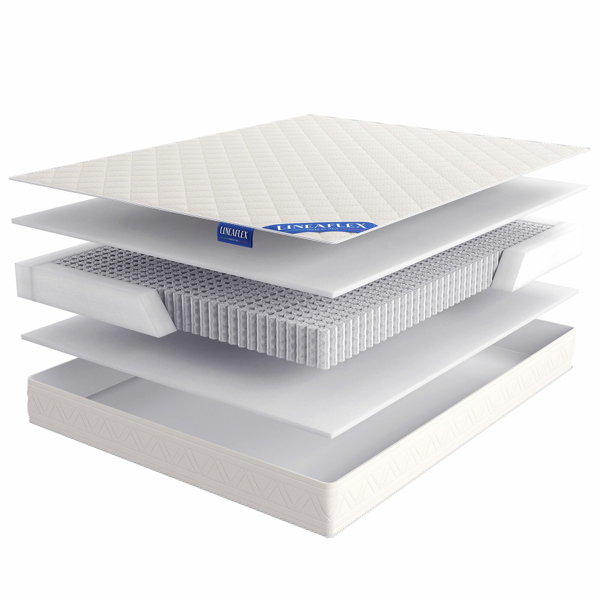 Матрас Lineaflex Aventa Lux 180х200 серии Flex&Roll высота 19 см анатомический средней жесткости Независимые пружины