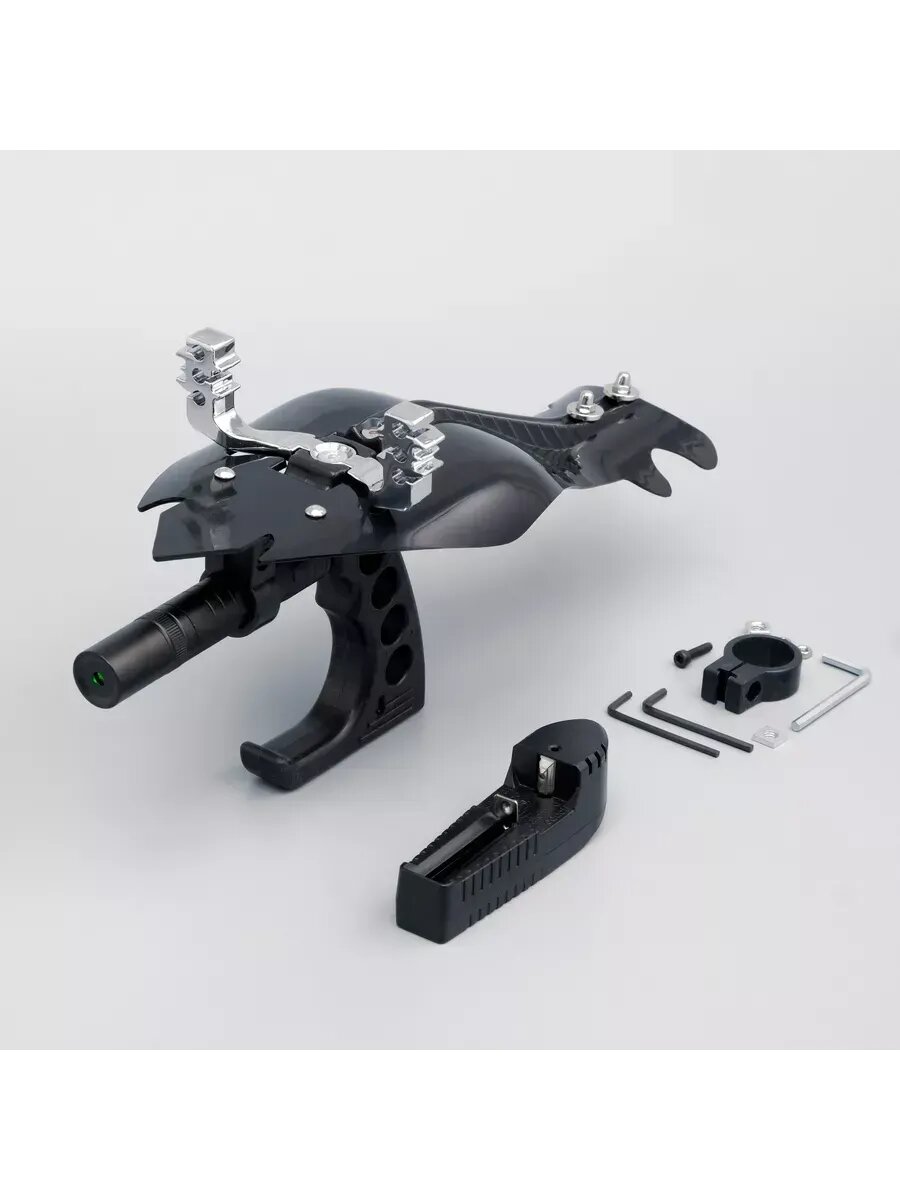 Рогатка для стрельбы мощная с лазерным целеуказателем