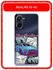 Чехол на Realme 10 4G / Реалми 10 4G с принтом "JDM коллаж", прозрачный
