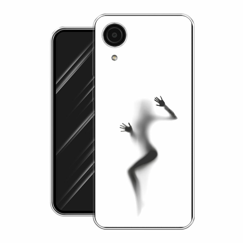 Чехол на Samsung Galaxy A03 Core / Самсунг Галакси А03 Core с принтом "Девушка в душе" — фото 1