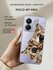 Чехол на Poco M7 Pro / Поко М7 Про с принтом "Любопытный кот", прозрачный