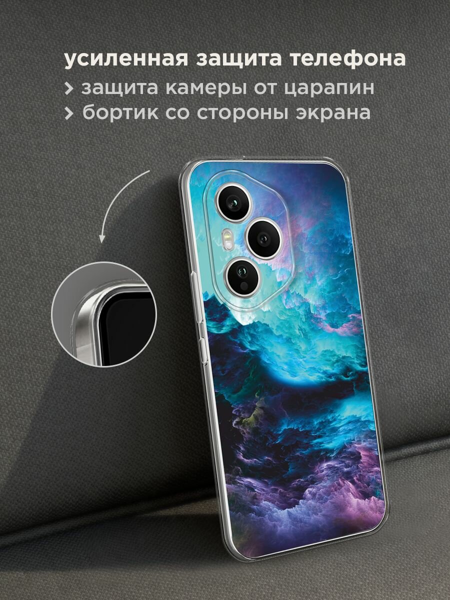 Чехол на Honor 400 Pro / Хонор 400 Про с принтом "Бирюзовое небо" — фото 1