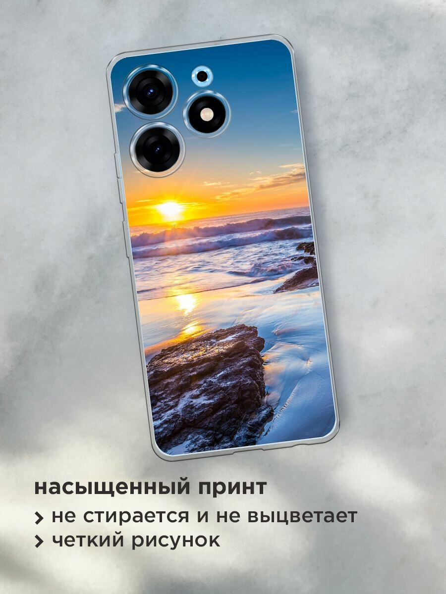 Чехол на Tecno Spark 10 Pro / Текно Спарк 10 Про с принтом "Восход 6" — фото 1