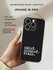 Чехол на Apple iPhone 16 Pro / Айфон 16 Про с принтом "Пылай и греши"