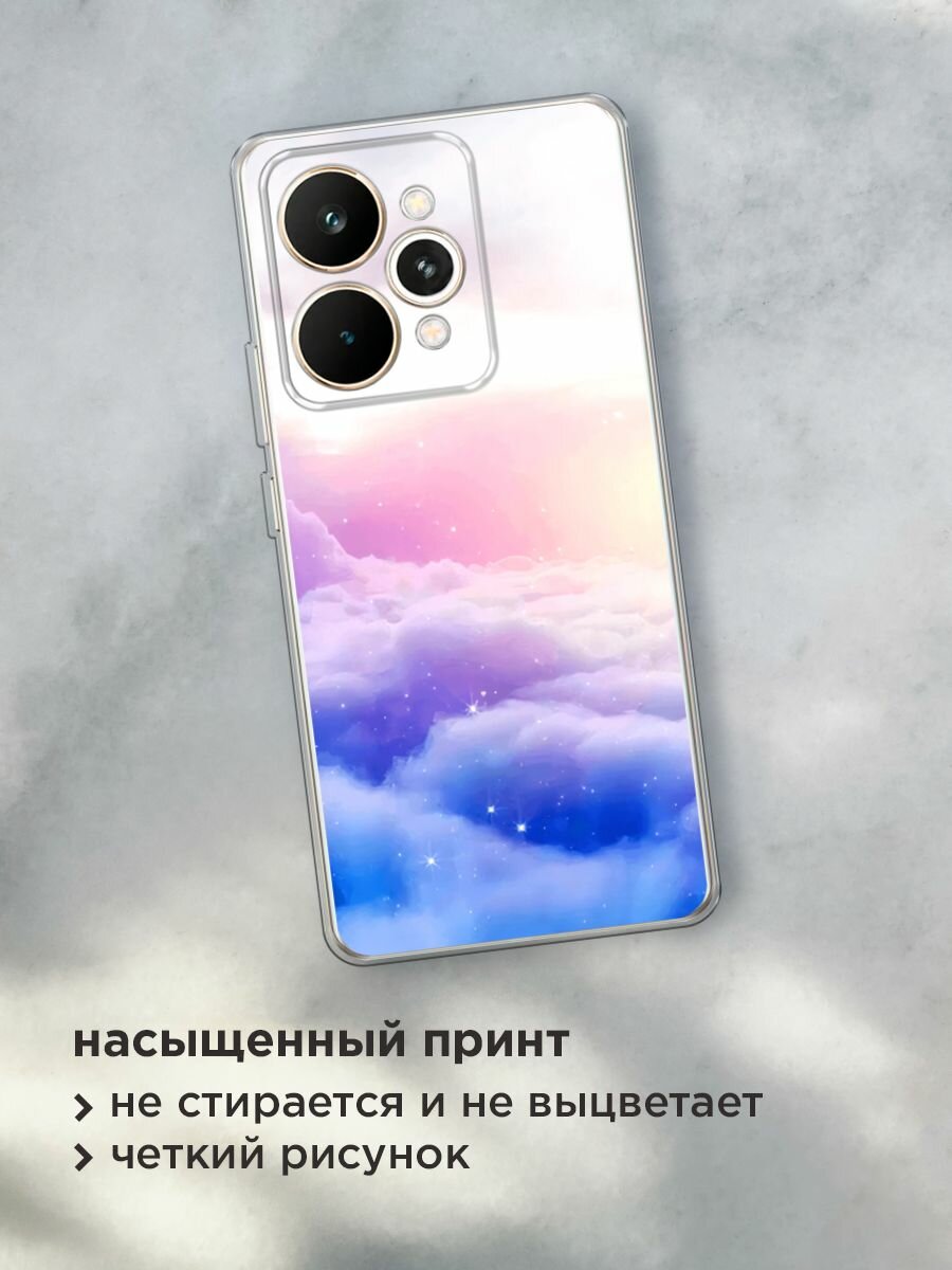 Силиконовый чехол на Realme 15 Pro / Реалми 15 Про с принтом "Небеса" — фото 1