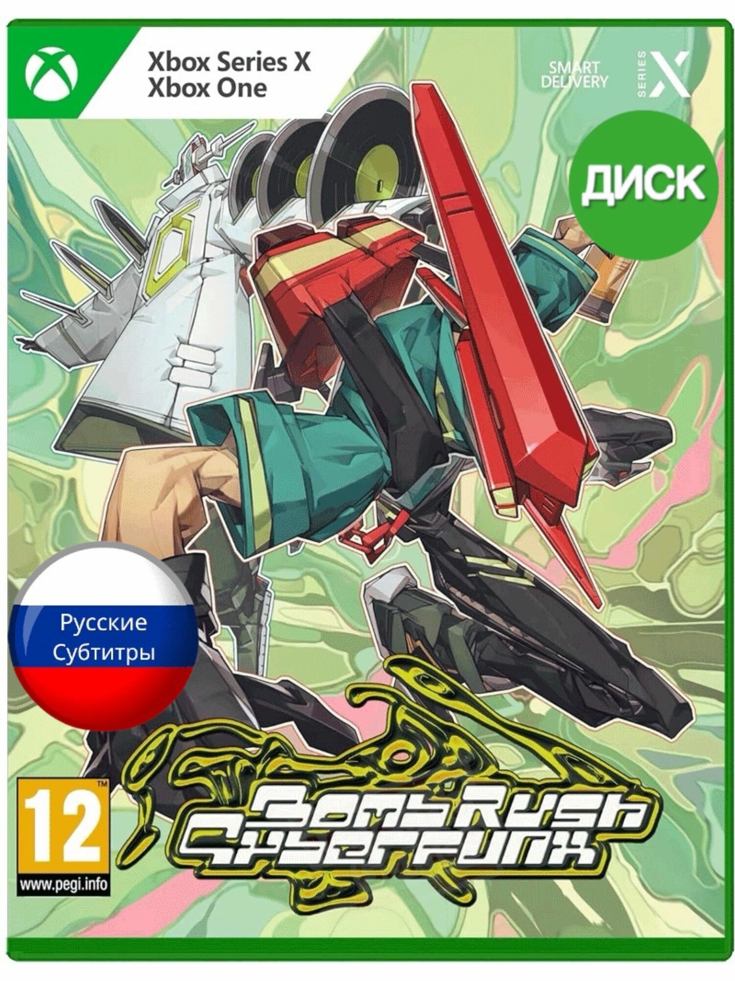 Игра Bomb Rush Cyberfunk (Диск, Xbox One, Xbox Series X, Русские субтитры)