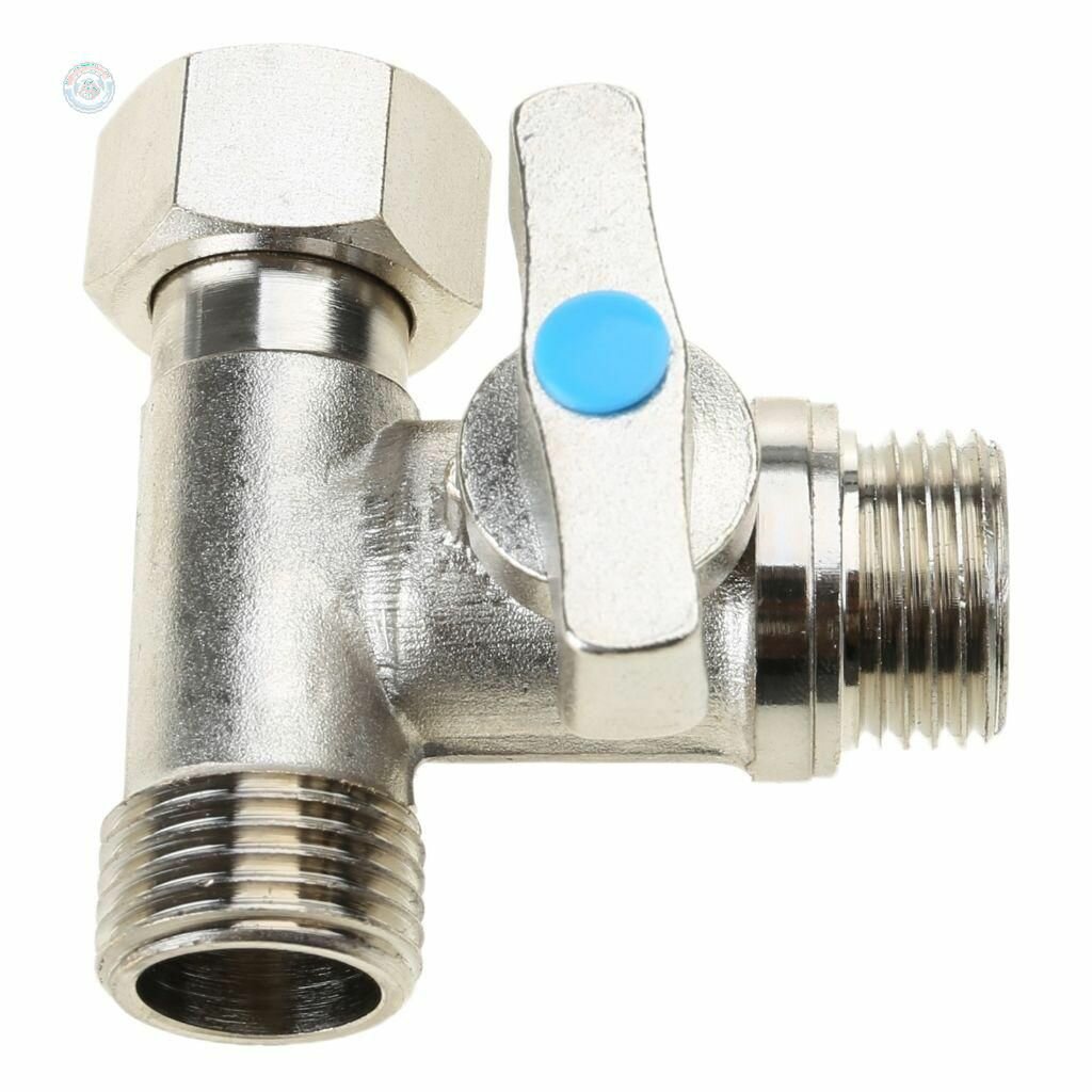 Трехходовой кран для подключения посудомойки и водонагревателя, нержавеющая сталь, универсальный угловой клапан с дополнительным отверстием, кран-тройник для фильтров и стиральных машин