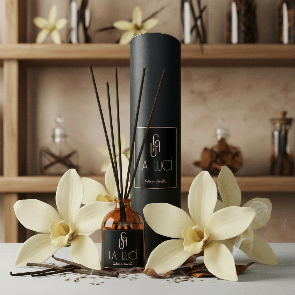 Аромадиффузор LA LUCI "Tobacco Vanilla", 50мл, для интерьера