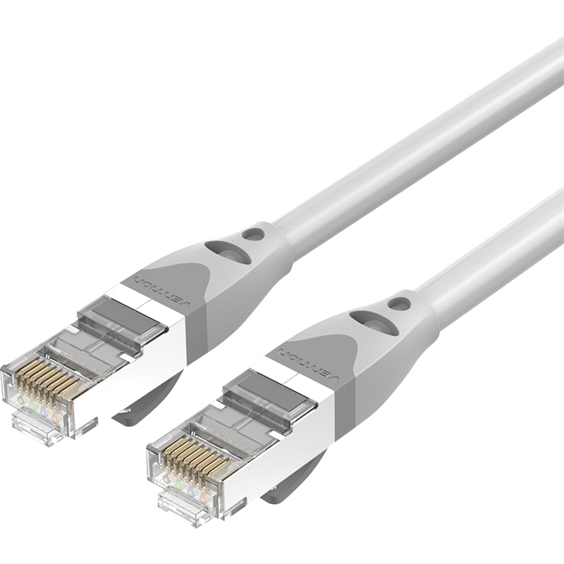 Vention Патч-корд SFTP 6a кат. Vention IBHHD с разъемами RJ-45, медь, серый (0.5м)
