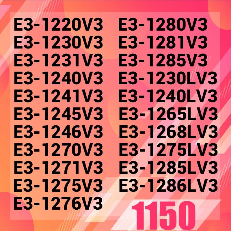 Конденсаторы E3 1240V3, 10 шт.