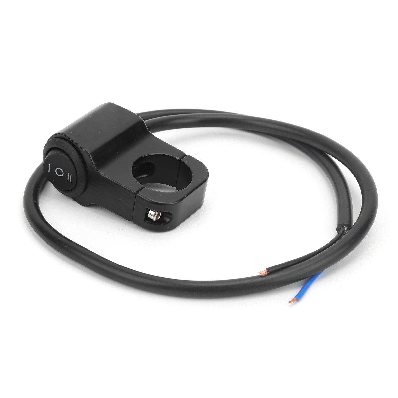 7/8 -дюймовый рулевой переключатель фар -светильника на кнопке с выключением с красочным светодиодным индикатором для мотоциклевого ATV 12 В