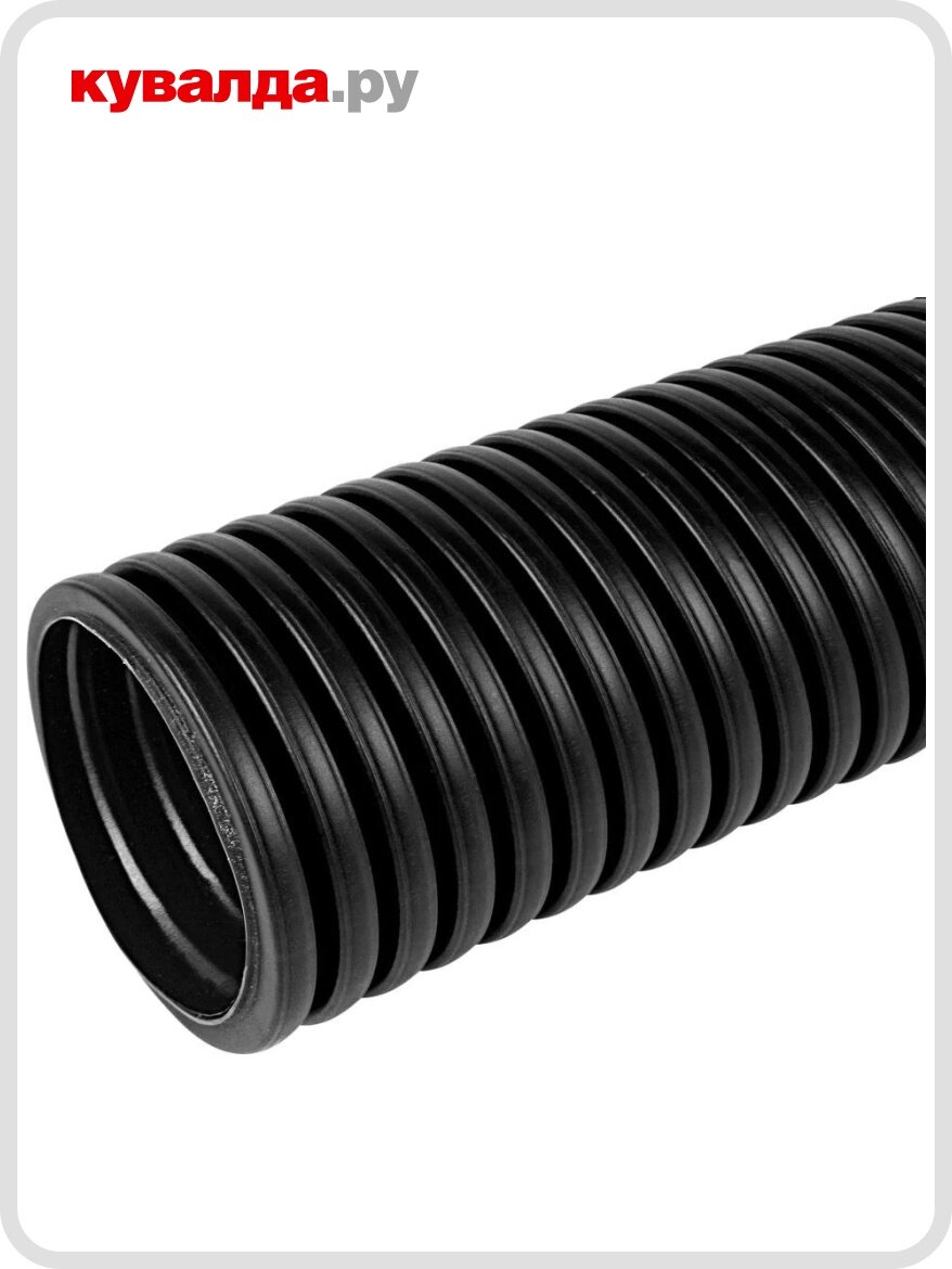 Труба гофрированная REXANT 16-1057 автомобильная ПП ø9,8мм, неразрезная 50 м/уп