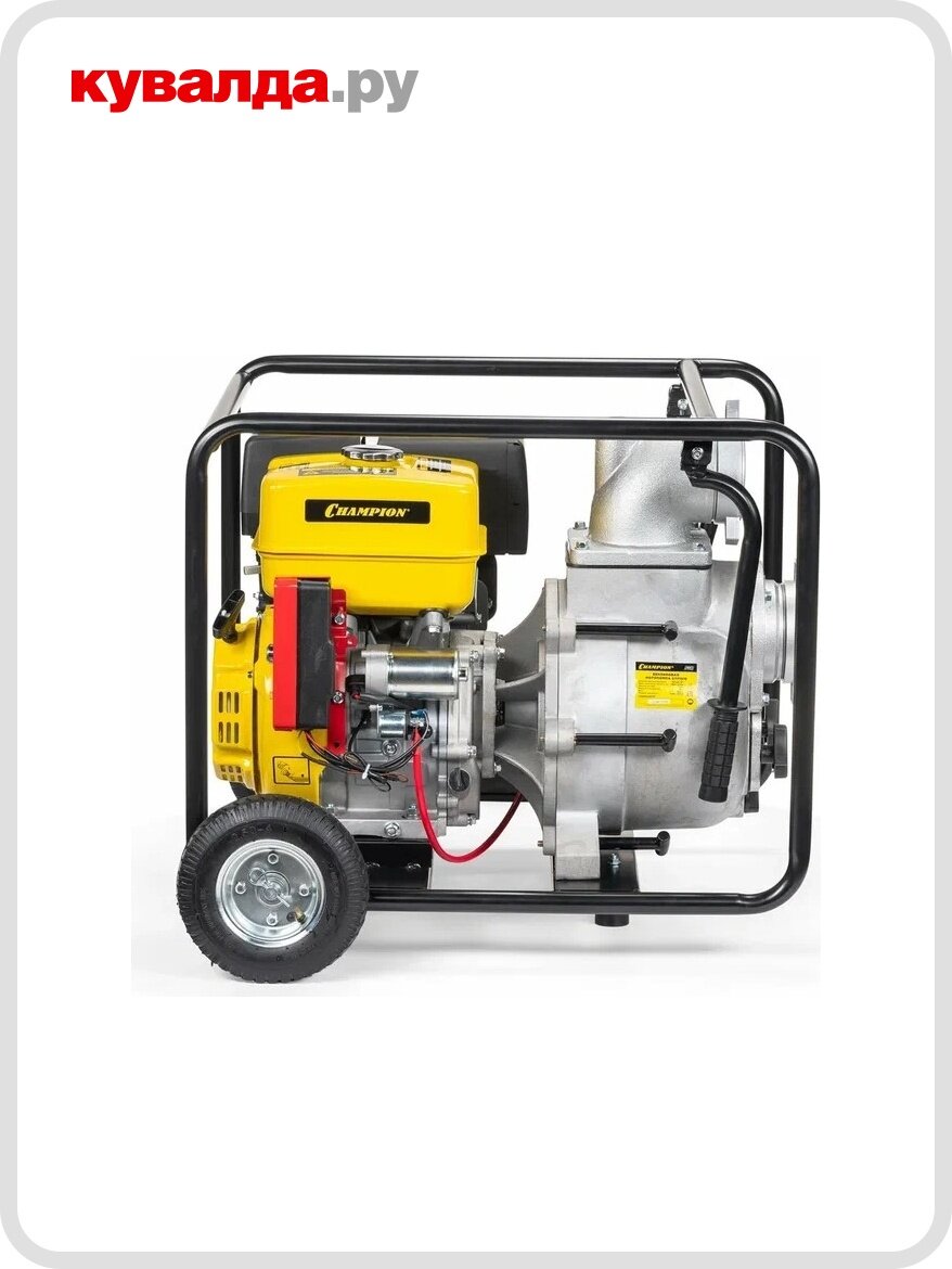 Мотопомпа бензиновая CHAMPION GTP101E для грязной воды