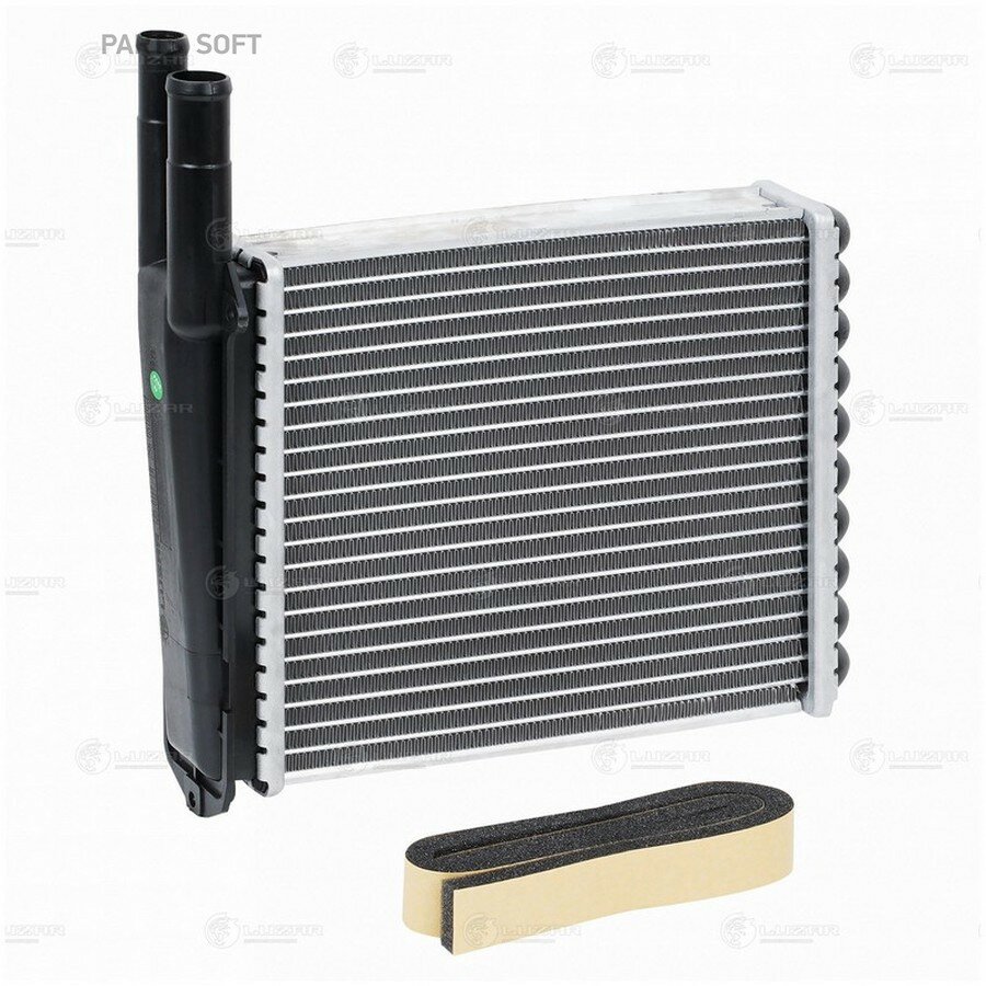 LUZAR LRH-0117 Радиатор отоп. для а/м Лада 1117-19 Калина (алюм. COMFORT паяный) (LRh 0117) ()