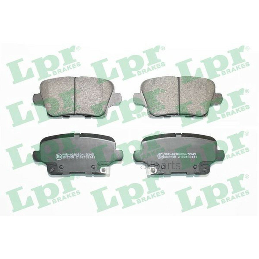 LPR 05P2141 Колодки торм пер OPEL INSIGNIA II 17-