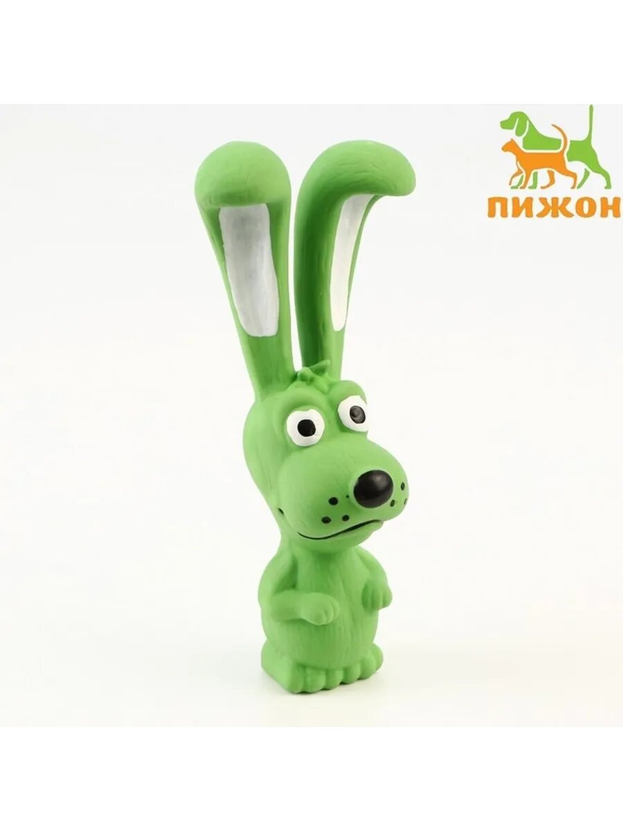 Мягкая латексная игрушка для собак 'Пищащая собачка'