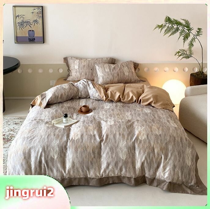 Комплект постельного белья, Сатин люкс, Фланель, Евро, наволочки 50x70