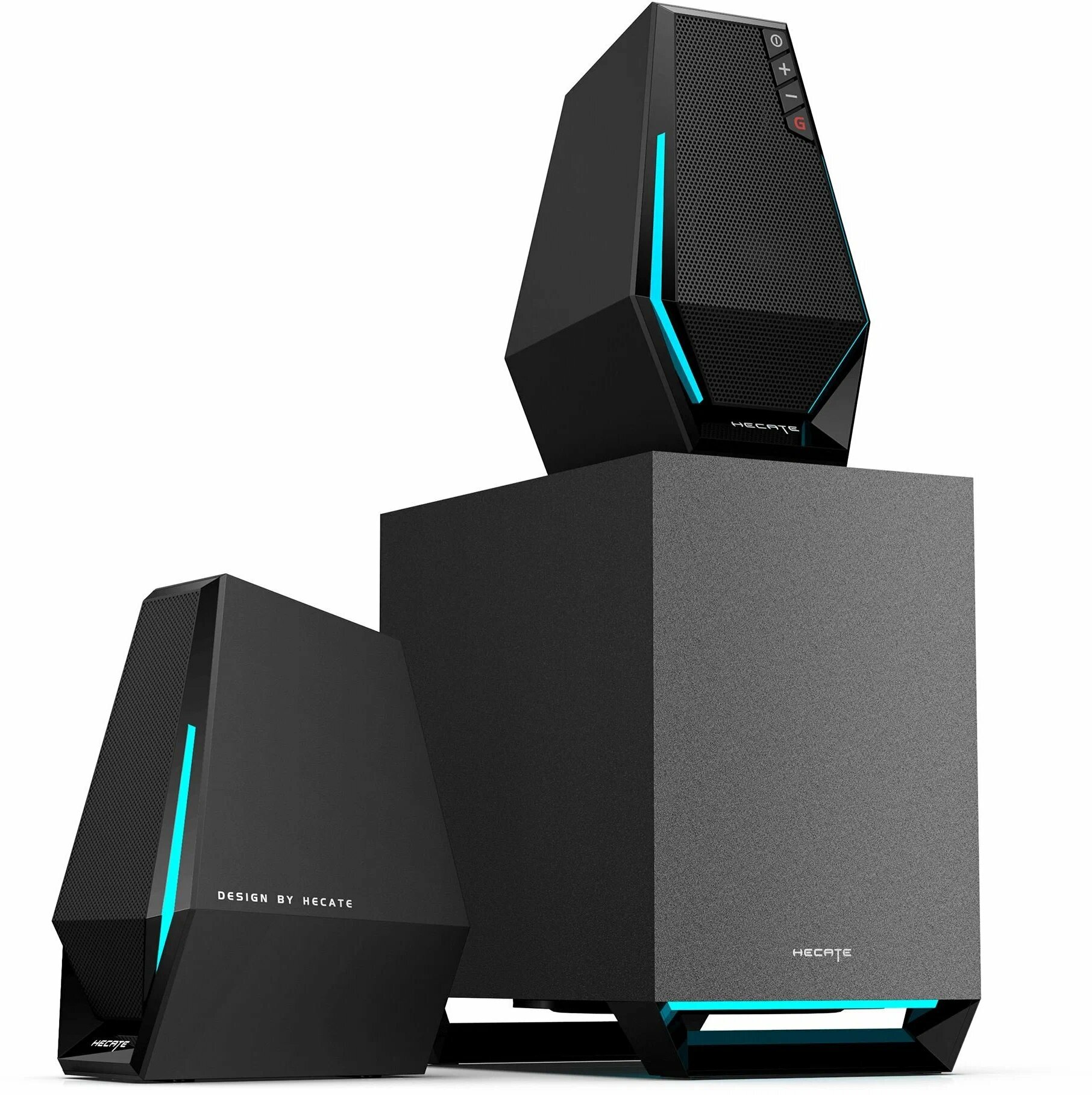 Акустическая система Edifier Колонки Edifier G1500 MAX 2.1 черный 30Вт BT